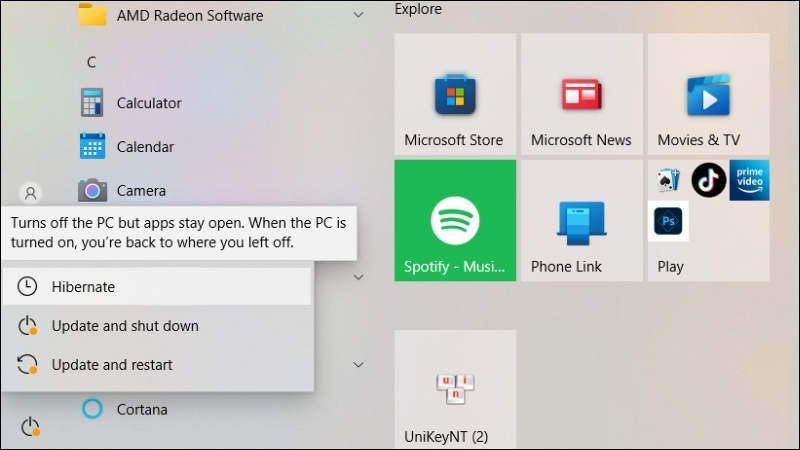 Cách mở tắt Hibernate trong Win 10 Win 11 chi tiết